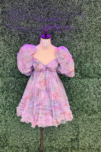 Dressime Unique Short Layered Tulle Sweetheart Neck Short Cocktail Dre ...